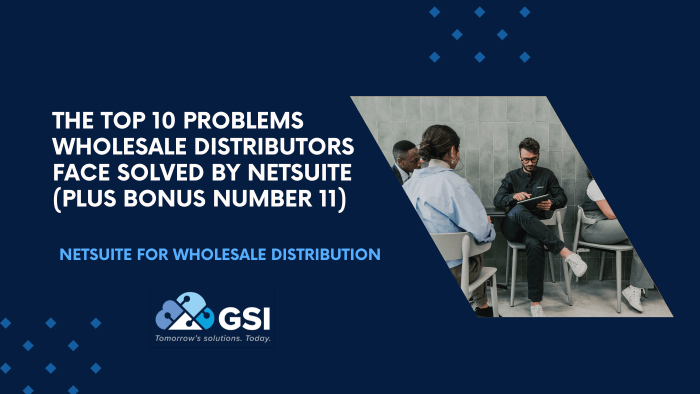 The Top 10 Problems Wholesale Distributors Face Solved by NetSuite (with a Bonus # 11)